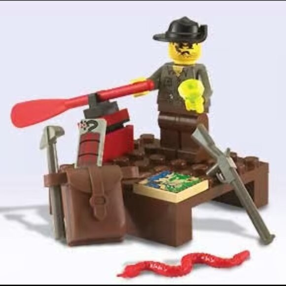 Lego | Toys | Lego System Adventurers River Raft Polybag Set 592 | Poshmark